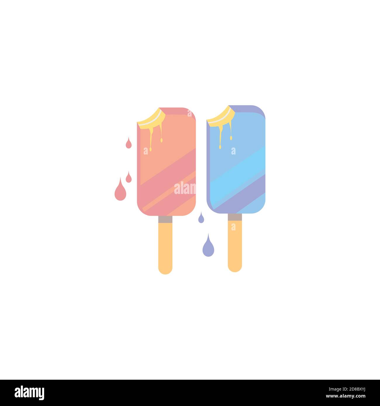 Ice Cream Summer Icon Clipart Vector Design Stock Vector Image & Art ...