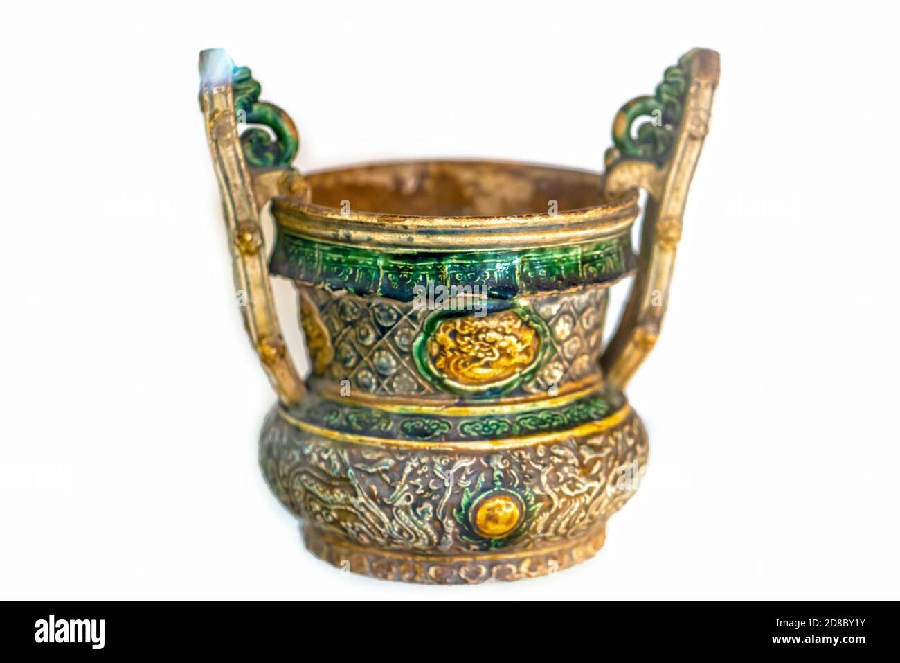 14th century feudal ceramic incense burner. Utensils were used in the ...