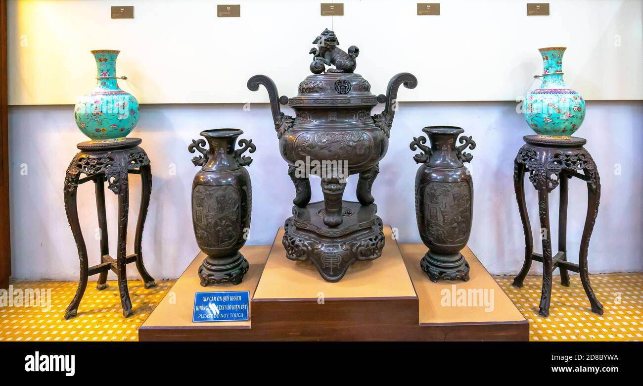 19th century bronze artifacts and daily life tools still stored at the ...