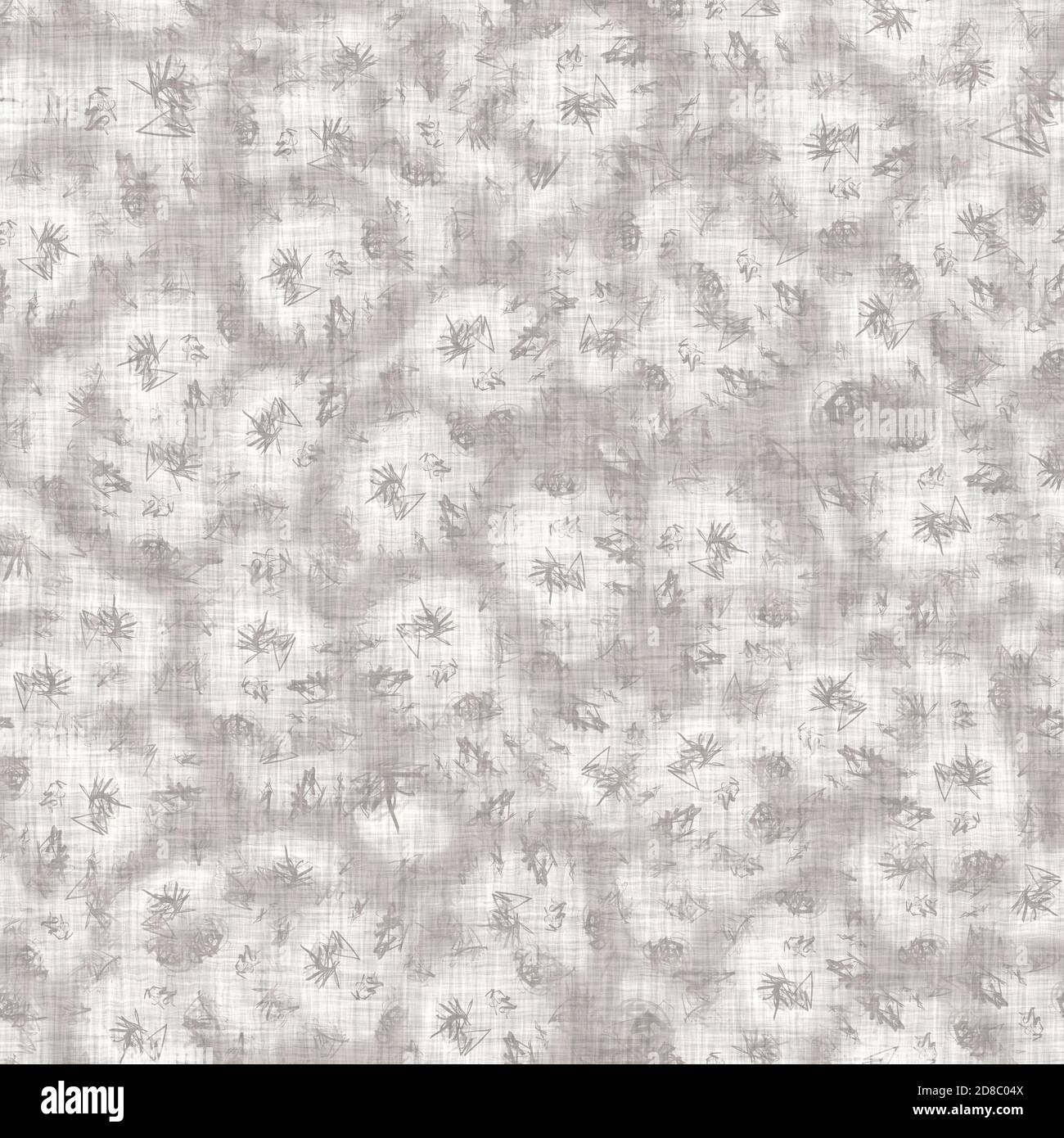 Seamless light grey woven collage linen texture background. Flax hemp ...