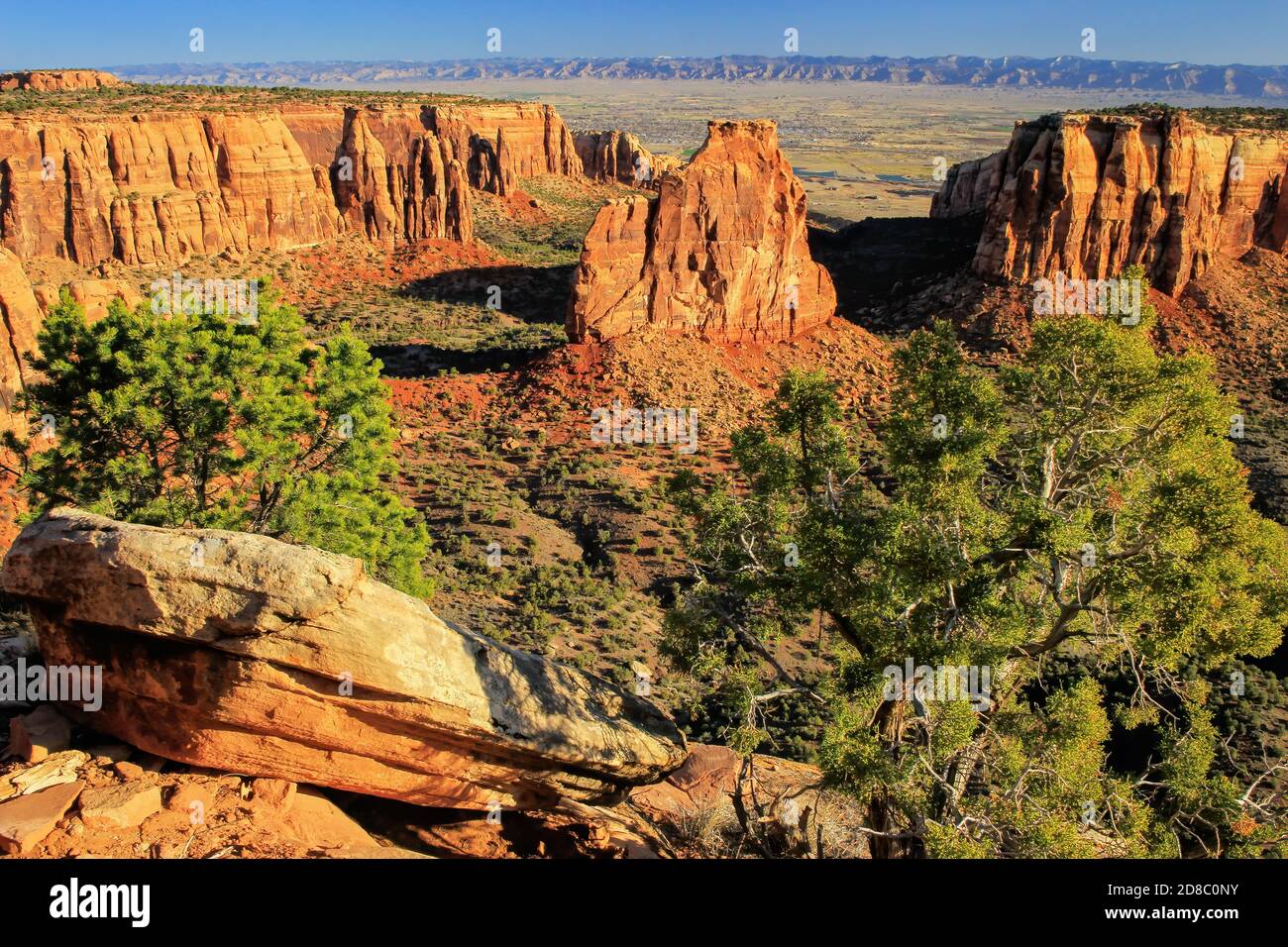 View of Monument Canyon and Independence Rock, Colorado National ...