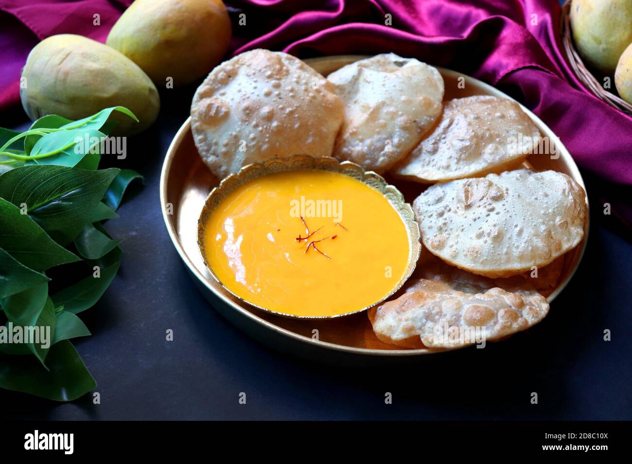 Indian Food - Aamras is a sweet dish made from the pulp of the Alphonso ...