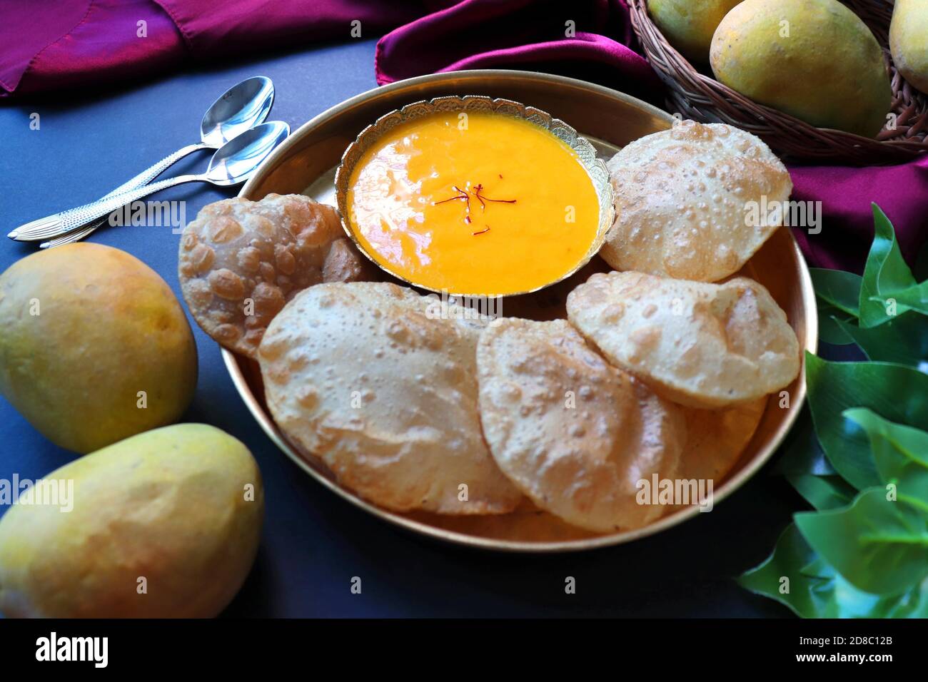Indian Food - Aamras is a sweet dish made from the pulp of the Alphonso ...