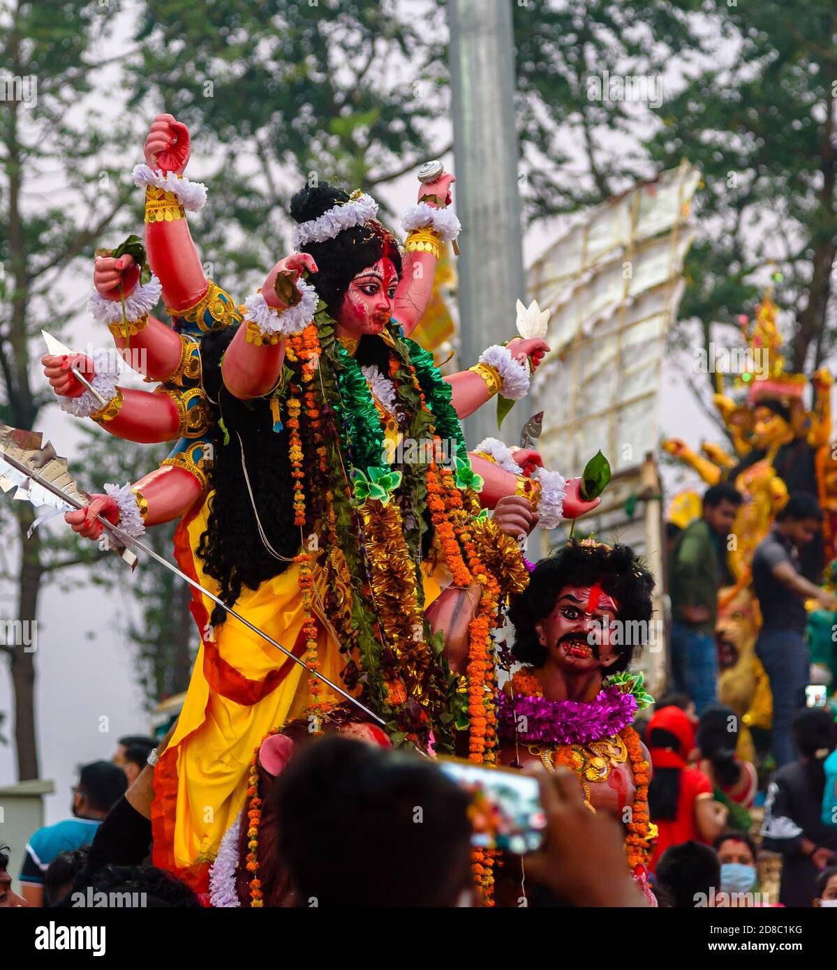 Goddess durga immerssion hi-res stock photography and images - Alamy