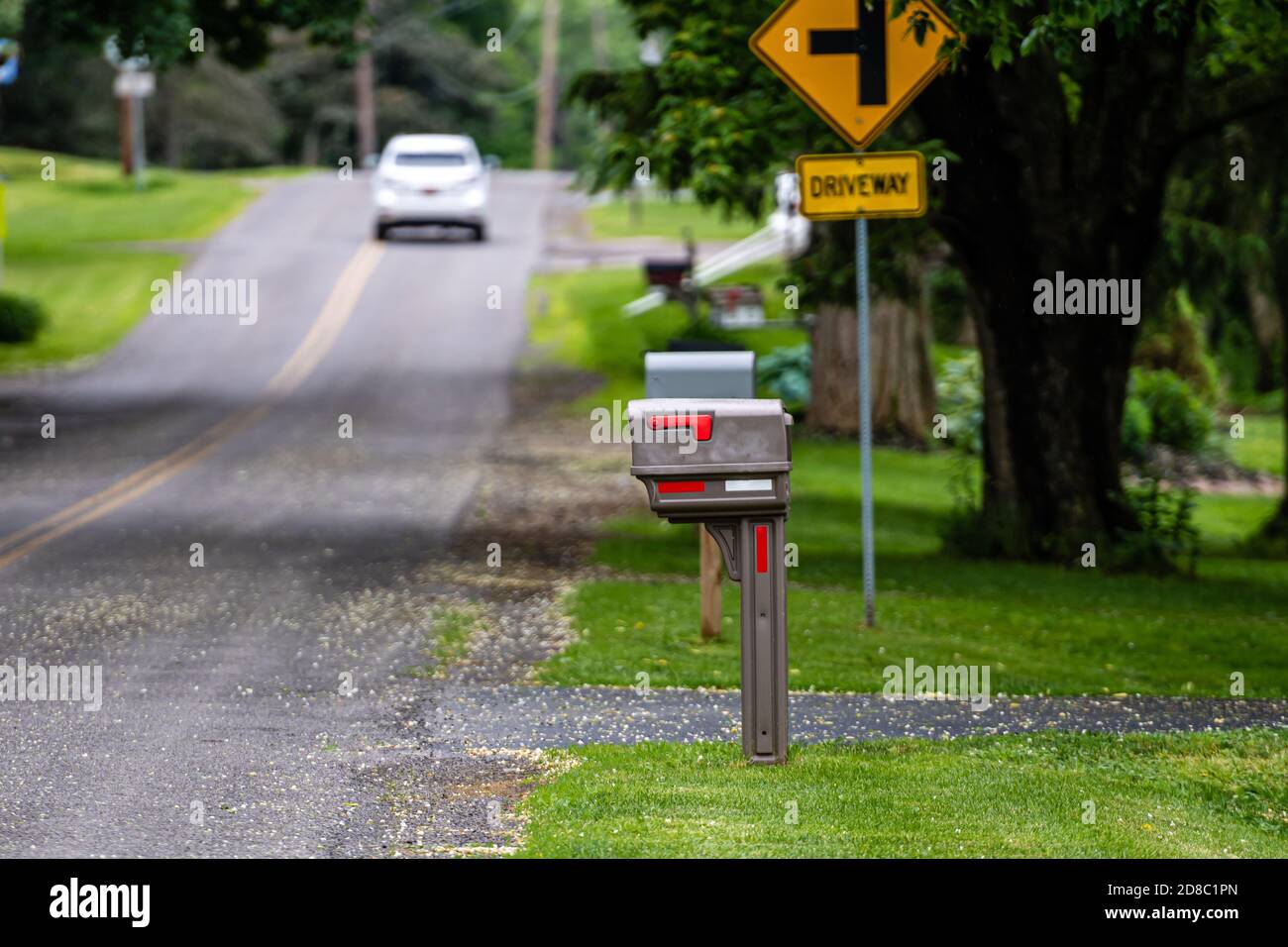 Us mail rural route vintage hi-res stock photography and images - Alamy
