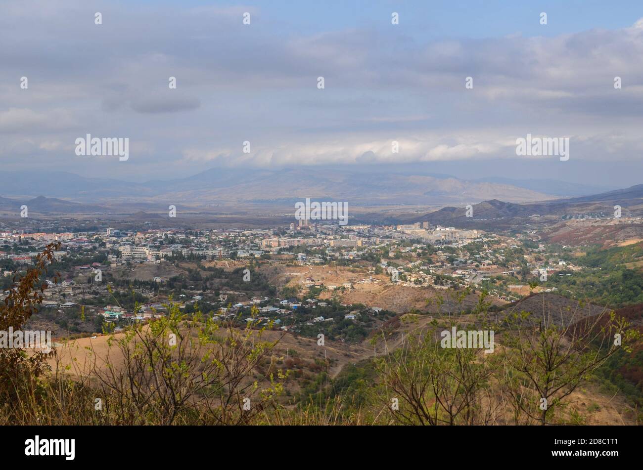 Stepanakert, Armenia. 14th Sep, 2016. View of Armenian capital of ...