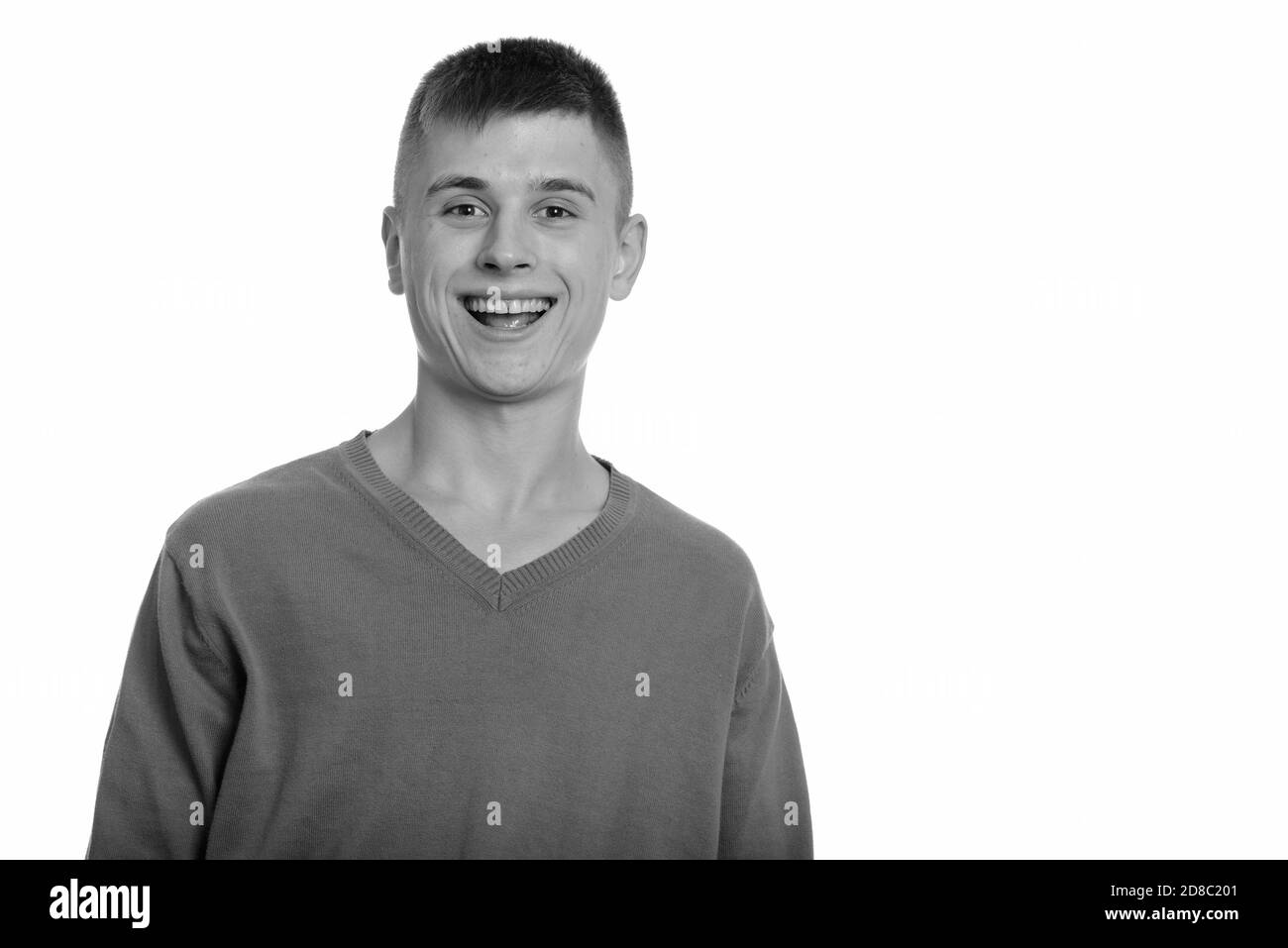 Portrait of happy young handsome man smiling Stock Photo - Alamy