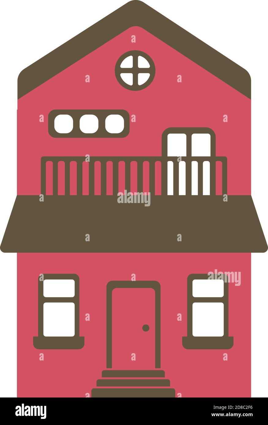 Cartoon building house hi-res stock photography and images - Alamy