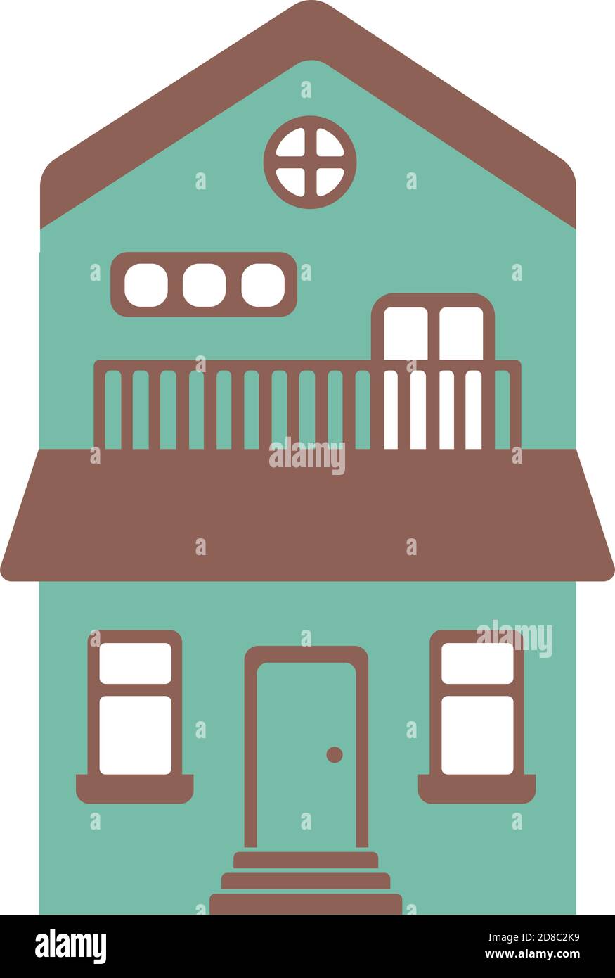 Cartoon building house hi-res stock photography and images - Alamy