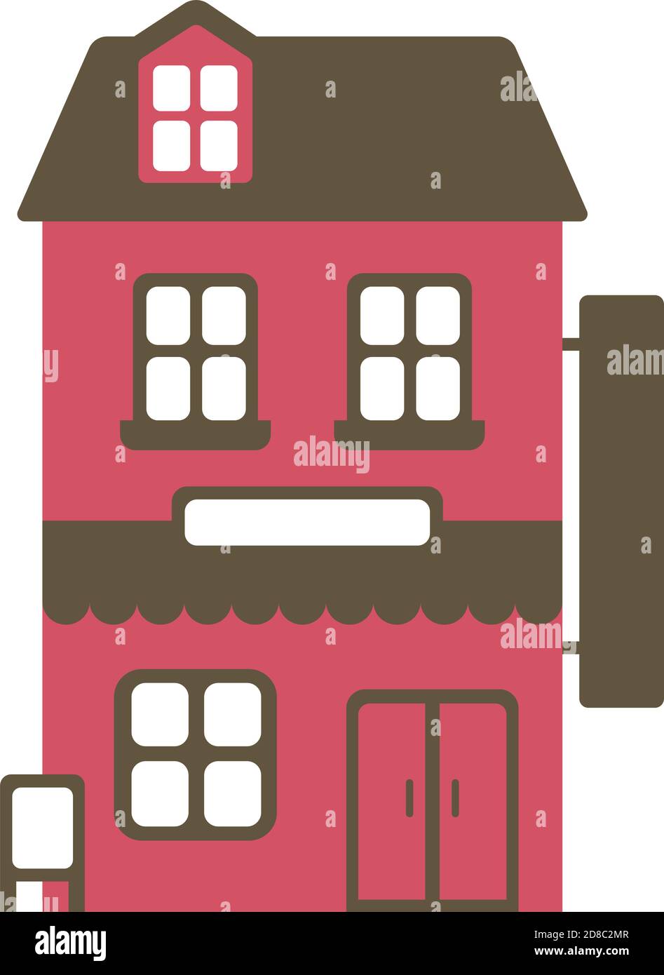 View small town Stock Vector Images - Alamy