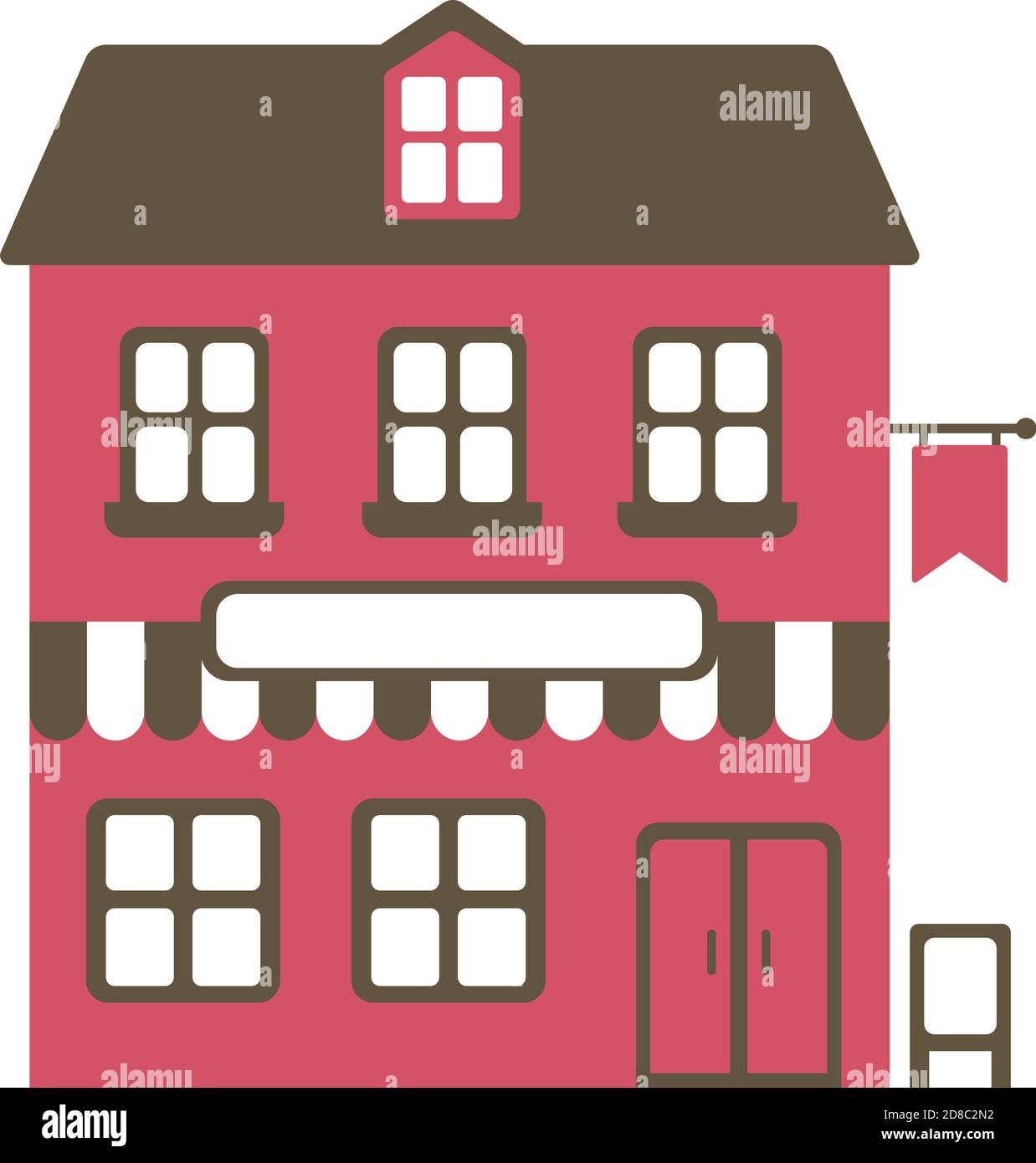 Small village store Stock Vector Images - Alamy