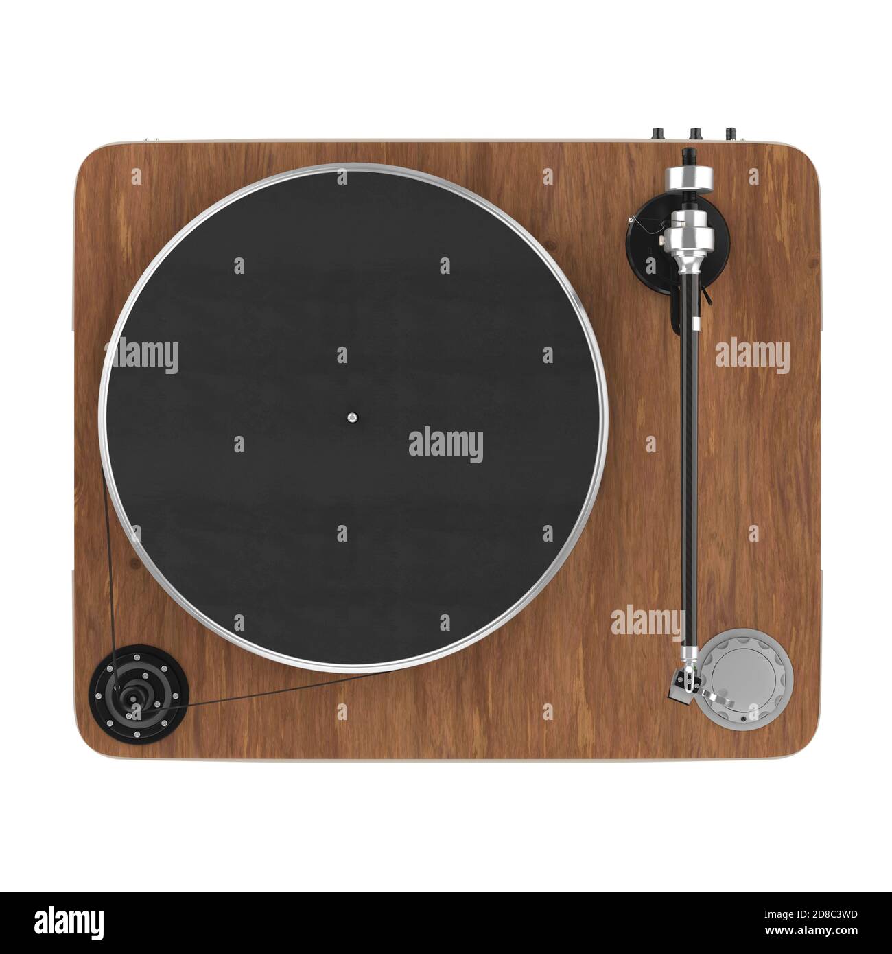 Turntable Vinyl Record Player Isolated Stock Photo - Alamy