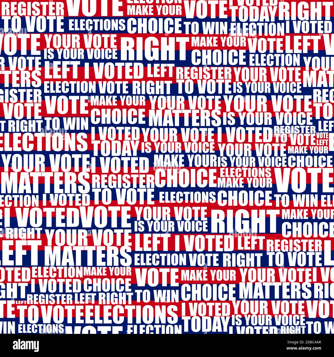 american elections vote seamless lettering pattern with democratic ...
