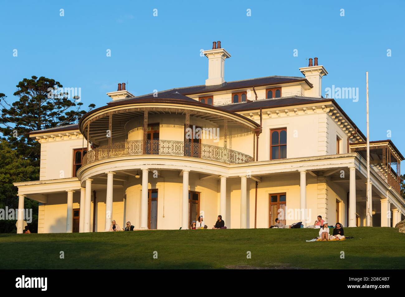Strickland House in the late afternoon light. A heritage-listed ...