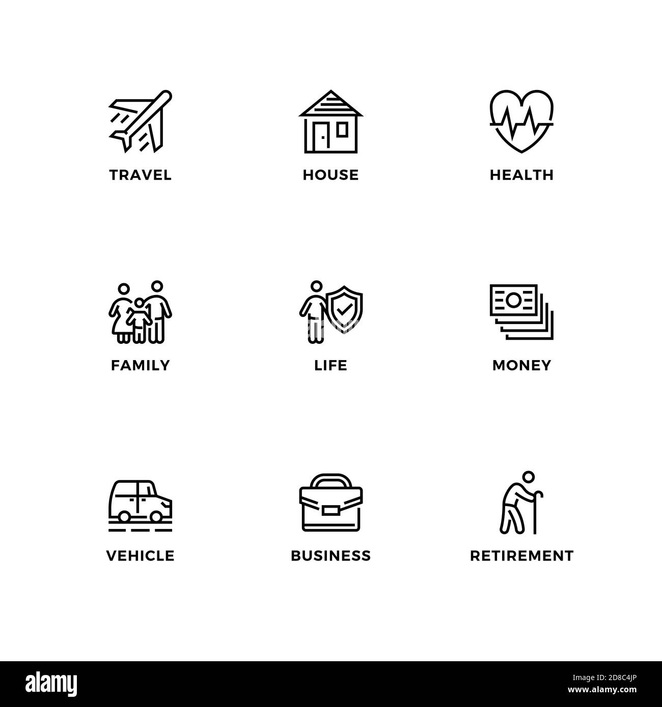 Life and travel Stock Vector Images - Alamy