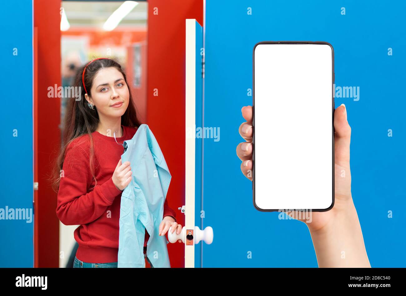 Fitting stands hi-res stock photography and images - Alamy