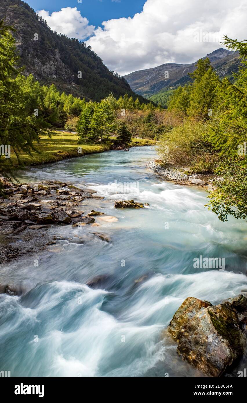 Beautiful view river in switzerland hi-res stock photography and images ...