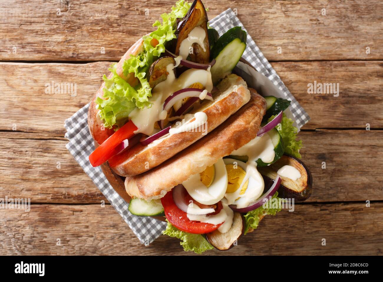 Sabich or sabih is an Israeli sandwich based on a traditional Iraqi ...