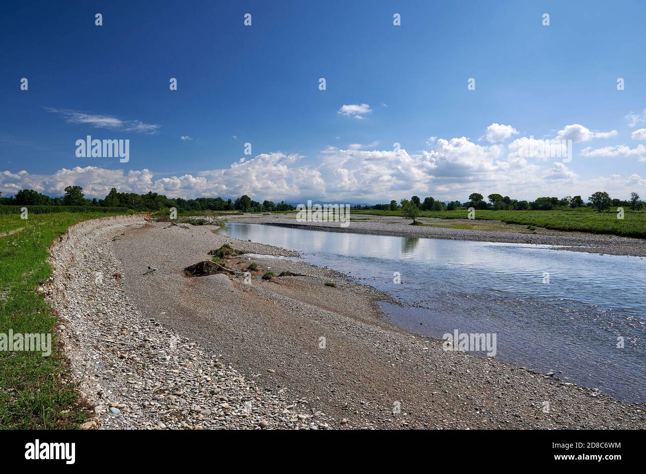 Morengo (Bg), il fiume Serio Stock Photo - Alamy