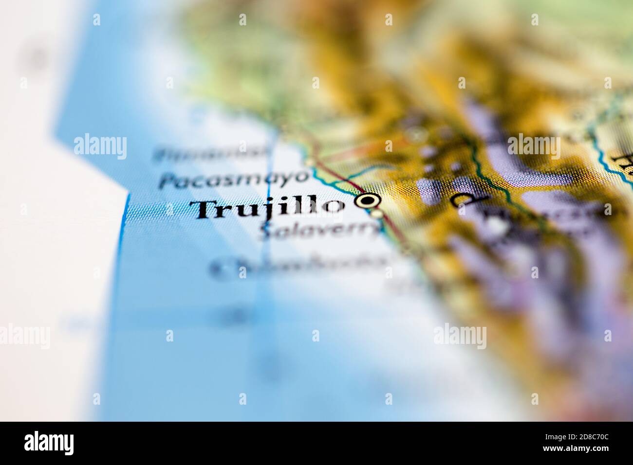 Map of trujillo hi-res stock photography and images - Alamy