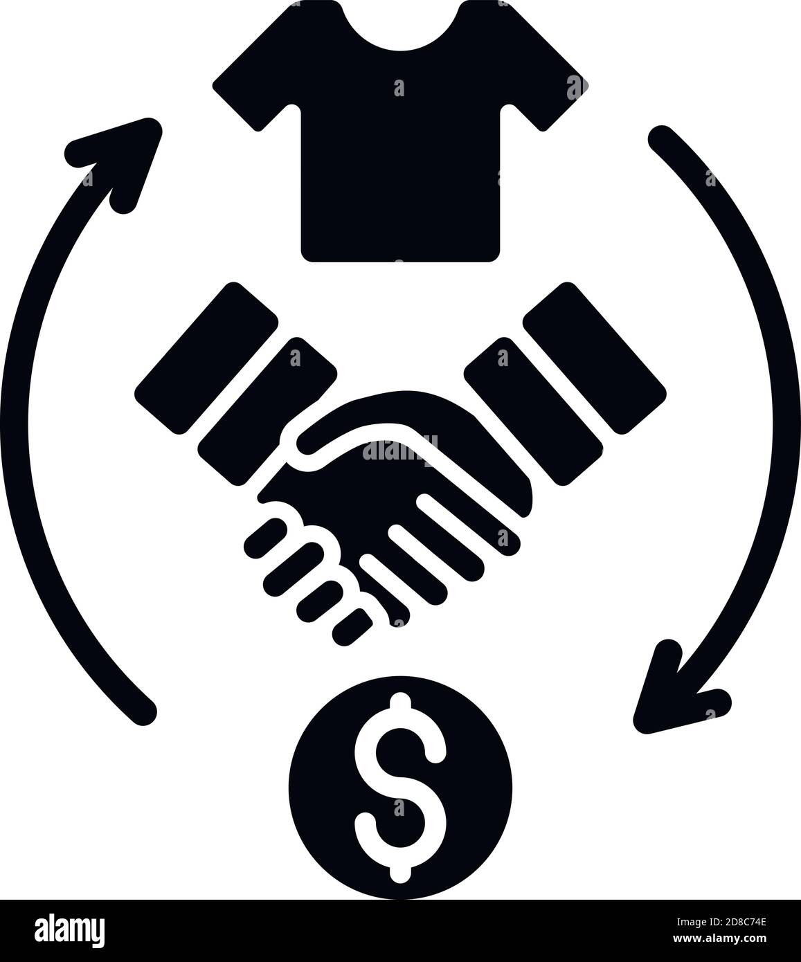 Reseller black glyph icon Stock Vector Image & Art - Alamy