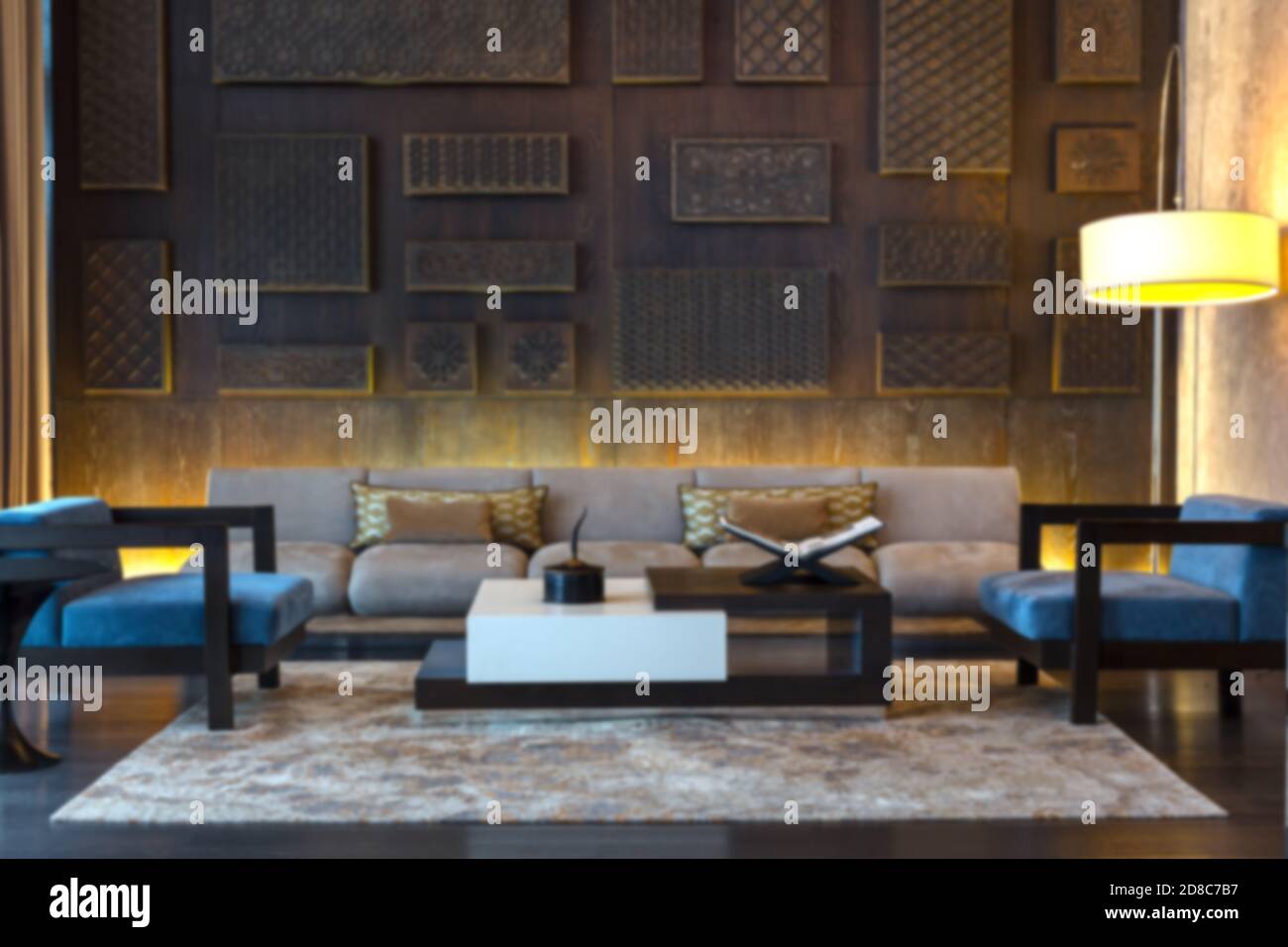 Blurred view modern room hi-res stock photography and images - Alamy