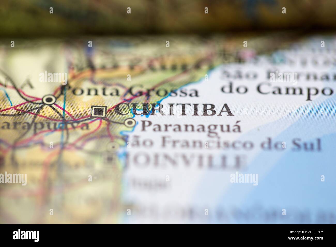 Map of curitiba hi-res stock photography and images - Alamy