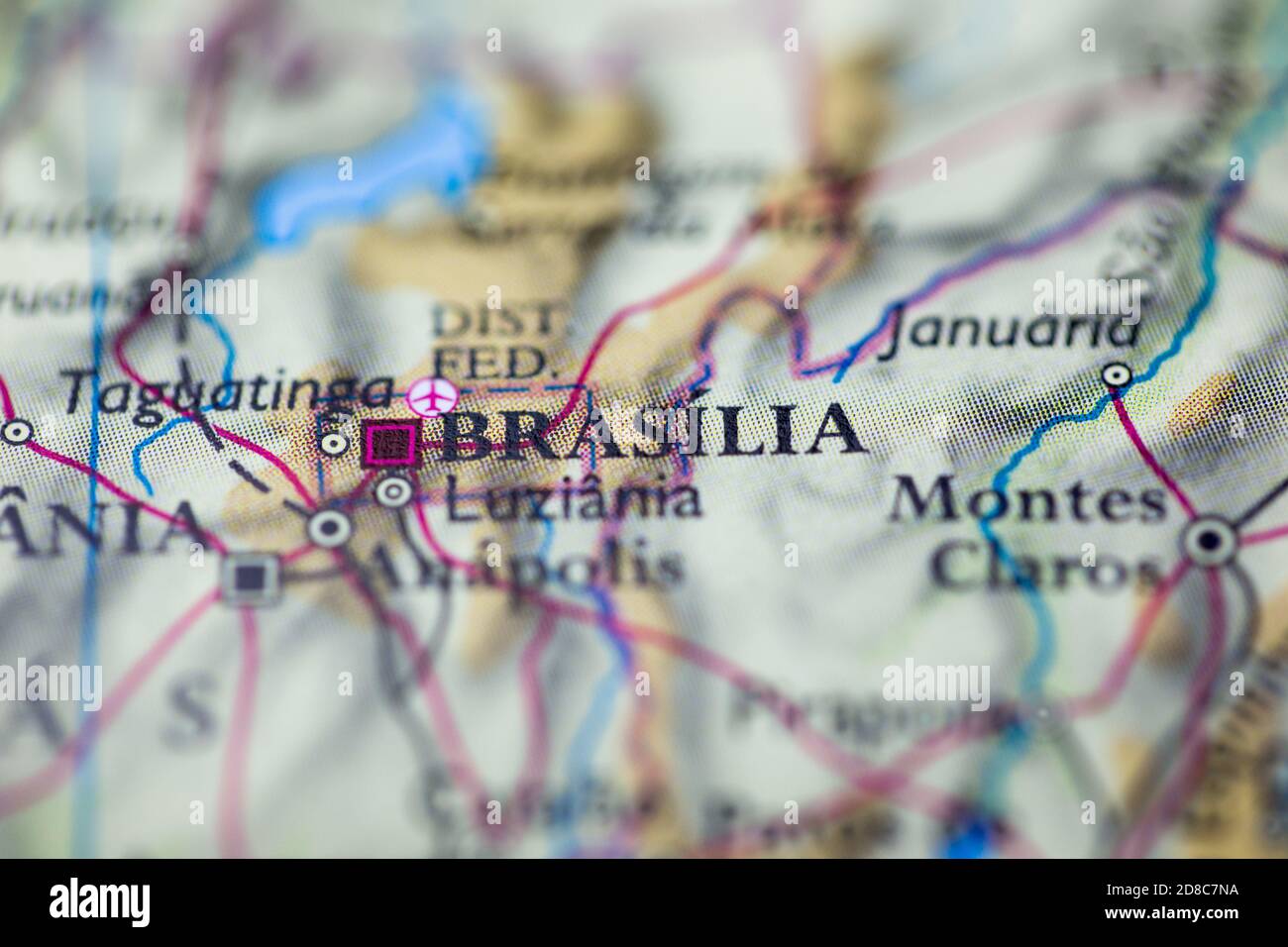 Brazil political map capital brasilia hi-res stock photography and ...