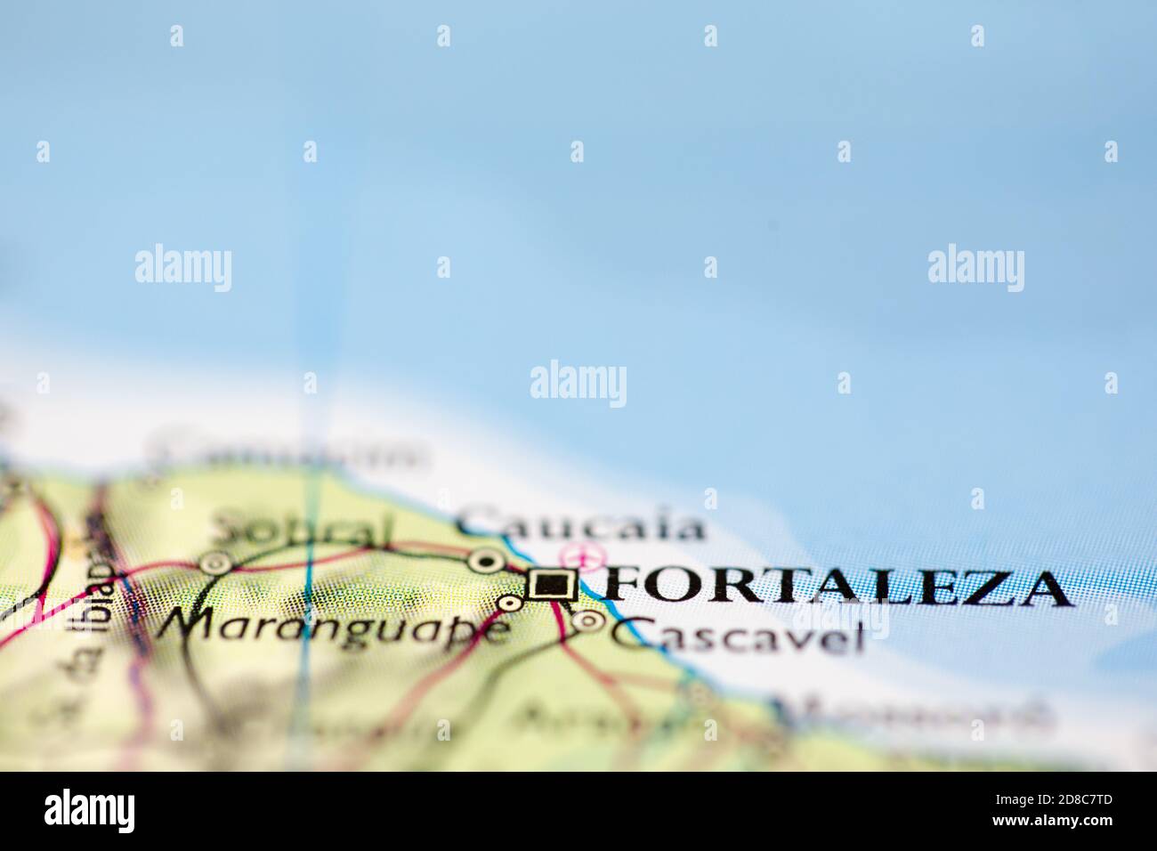 Map of fortaleza hi-res stock photography and images - Alamy