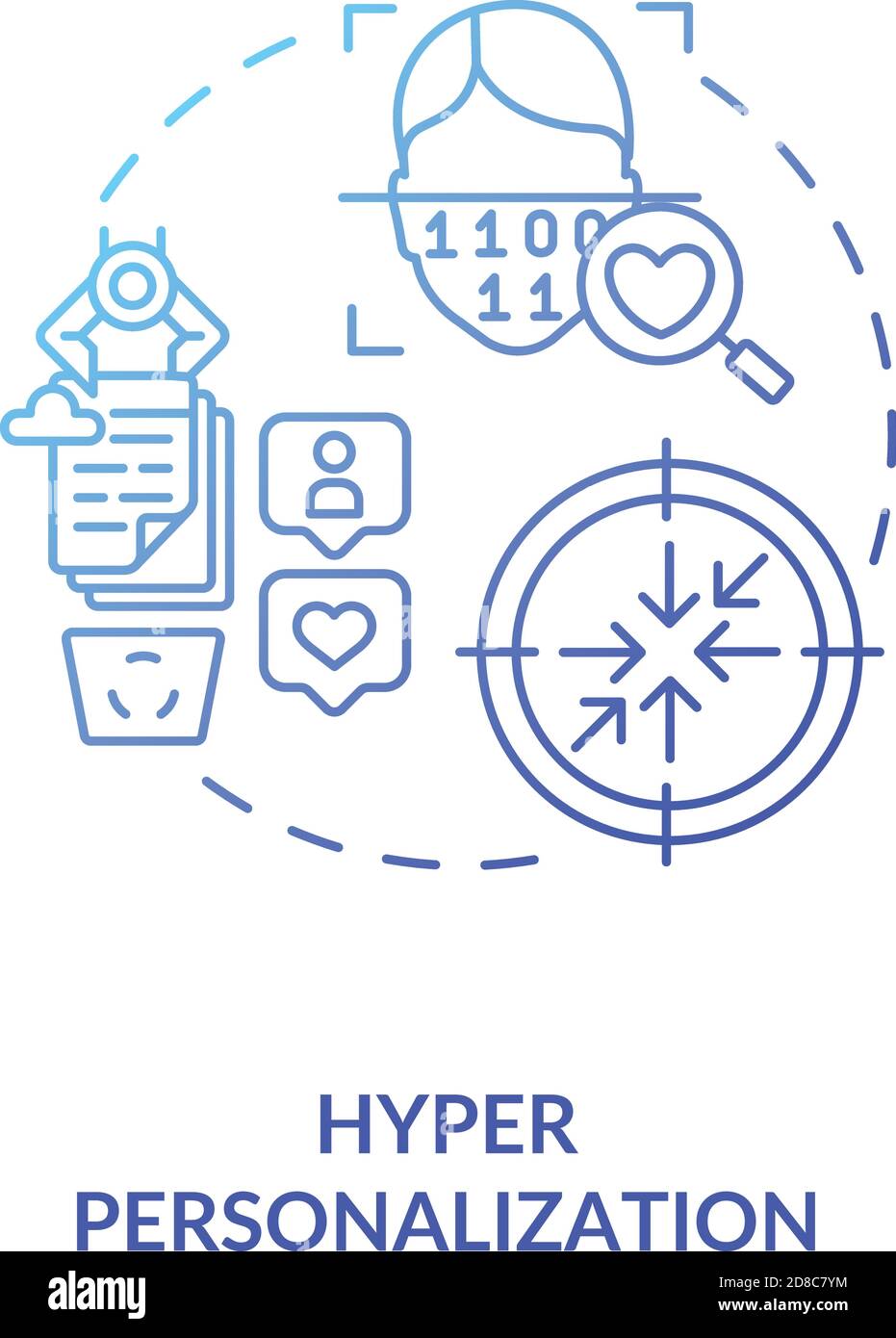 Hyper personalization concept icon Stock Vector Image & Art - Alamy