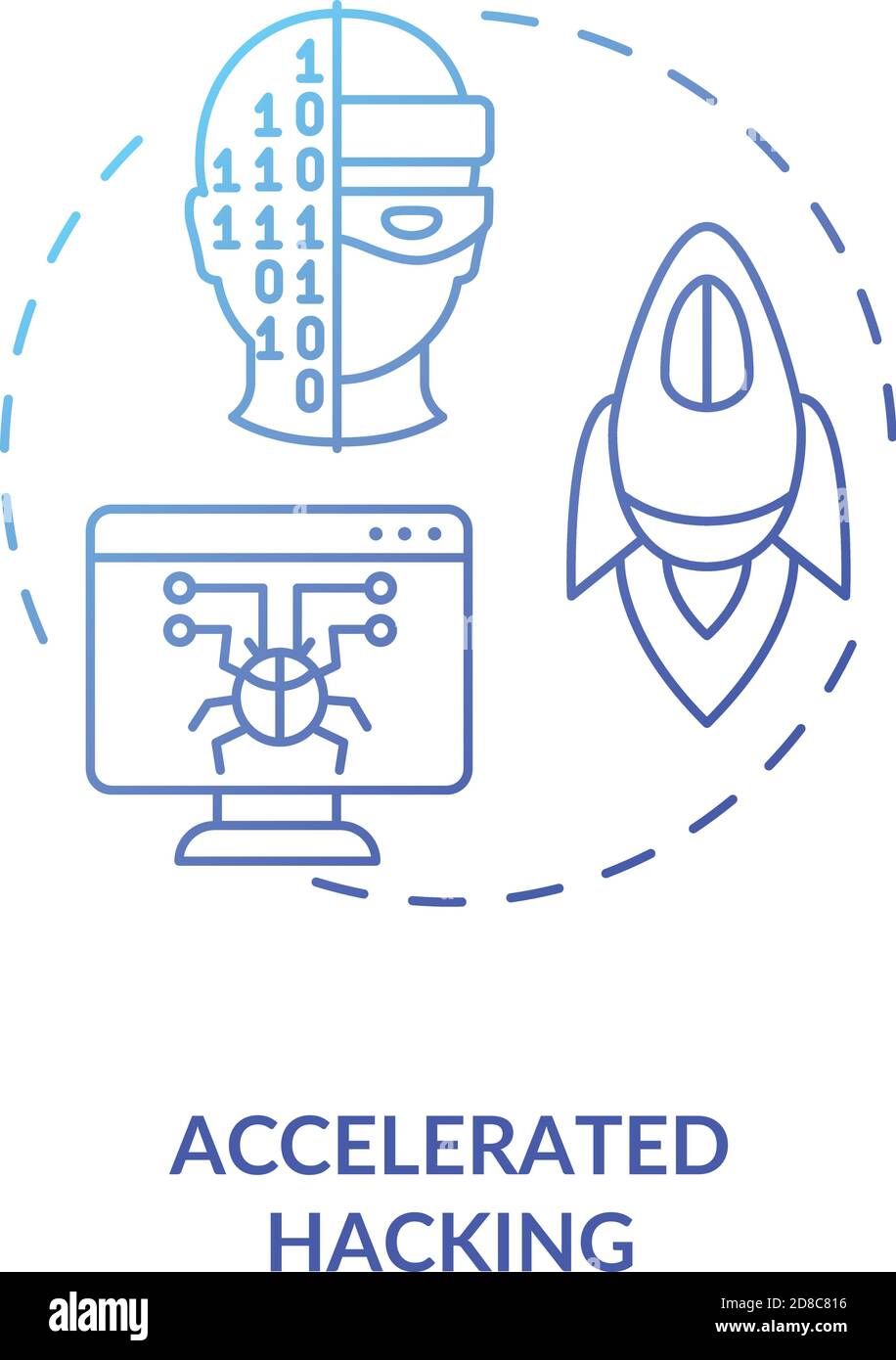 Computer hacker hacking artificial Stock Vector Images - Alamy