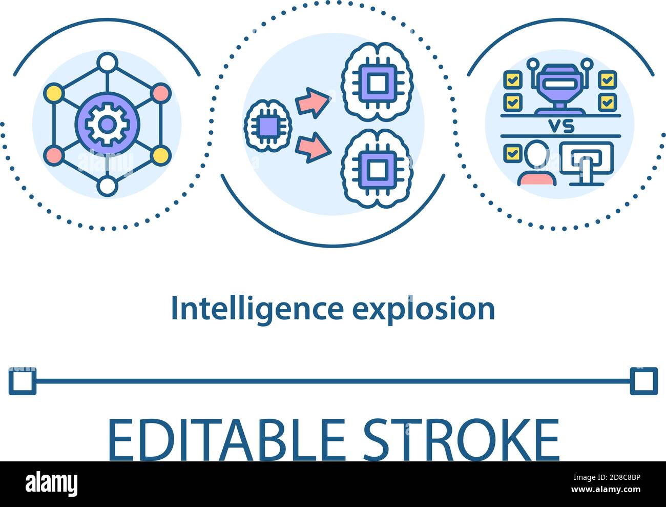 Intelligence explosion concept icon Stock Vector Image & Art - Alamy