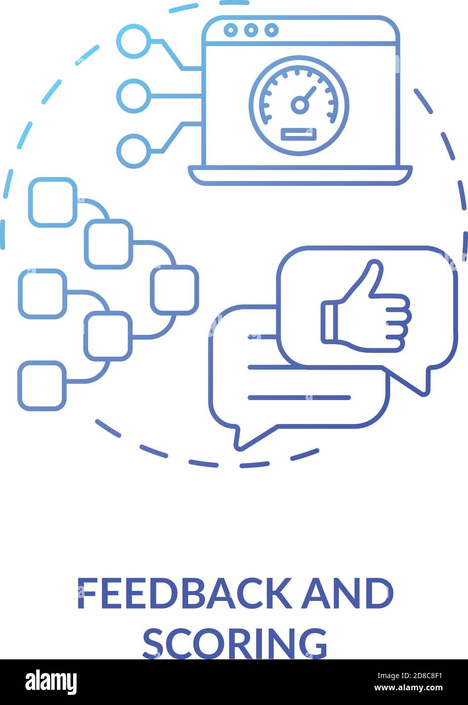 Feedback and scoring concept icon Stock Vector Image & Art - Alamy