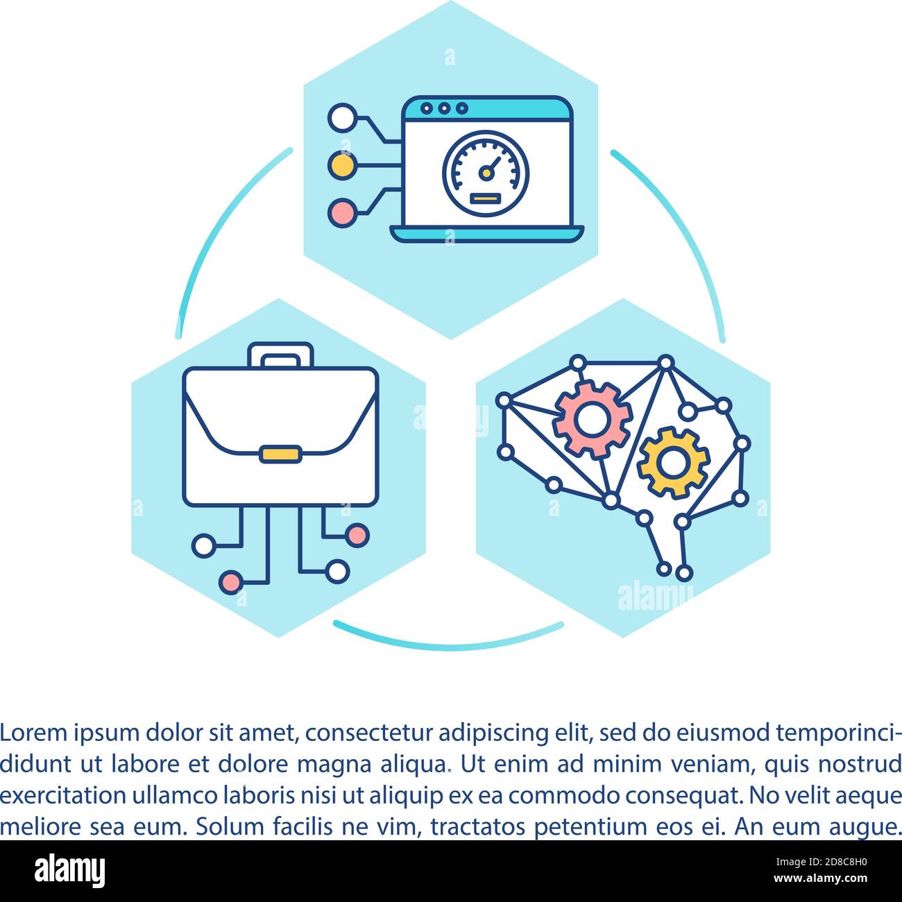 Smart technology concept icon with text Stock Vector Image & Art - Alamy