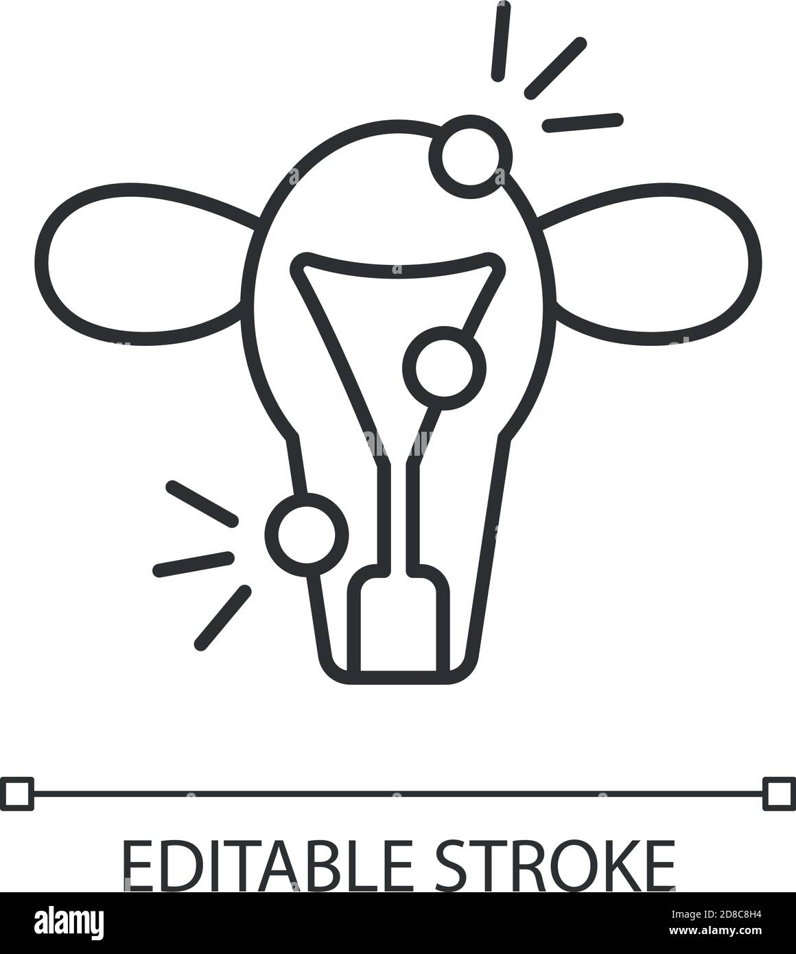 Endometriosis linear icon Stock Vector Image & Art - Alamy