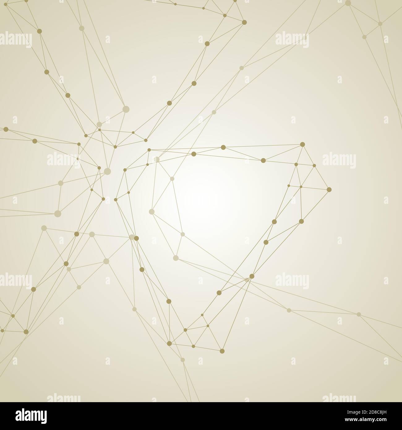 Geometric pattern with connected lines and dots Stock Vector Image ...