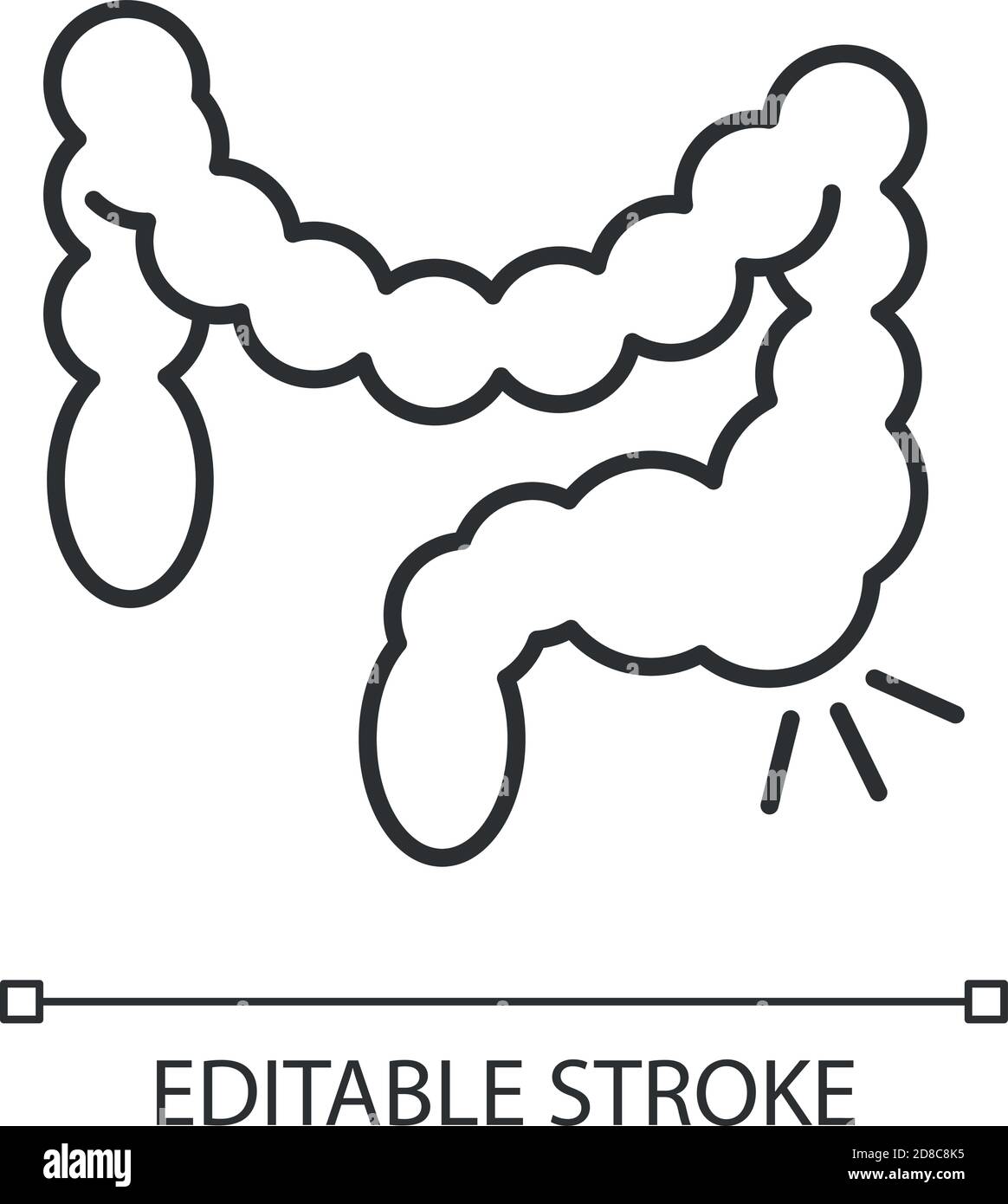 Constipation linear icon Stock Vector Image & Art - Alamy