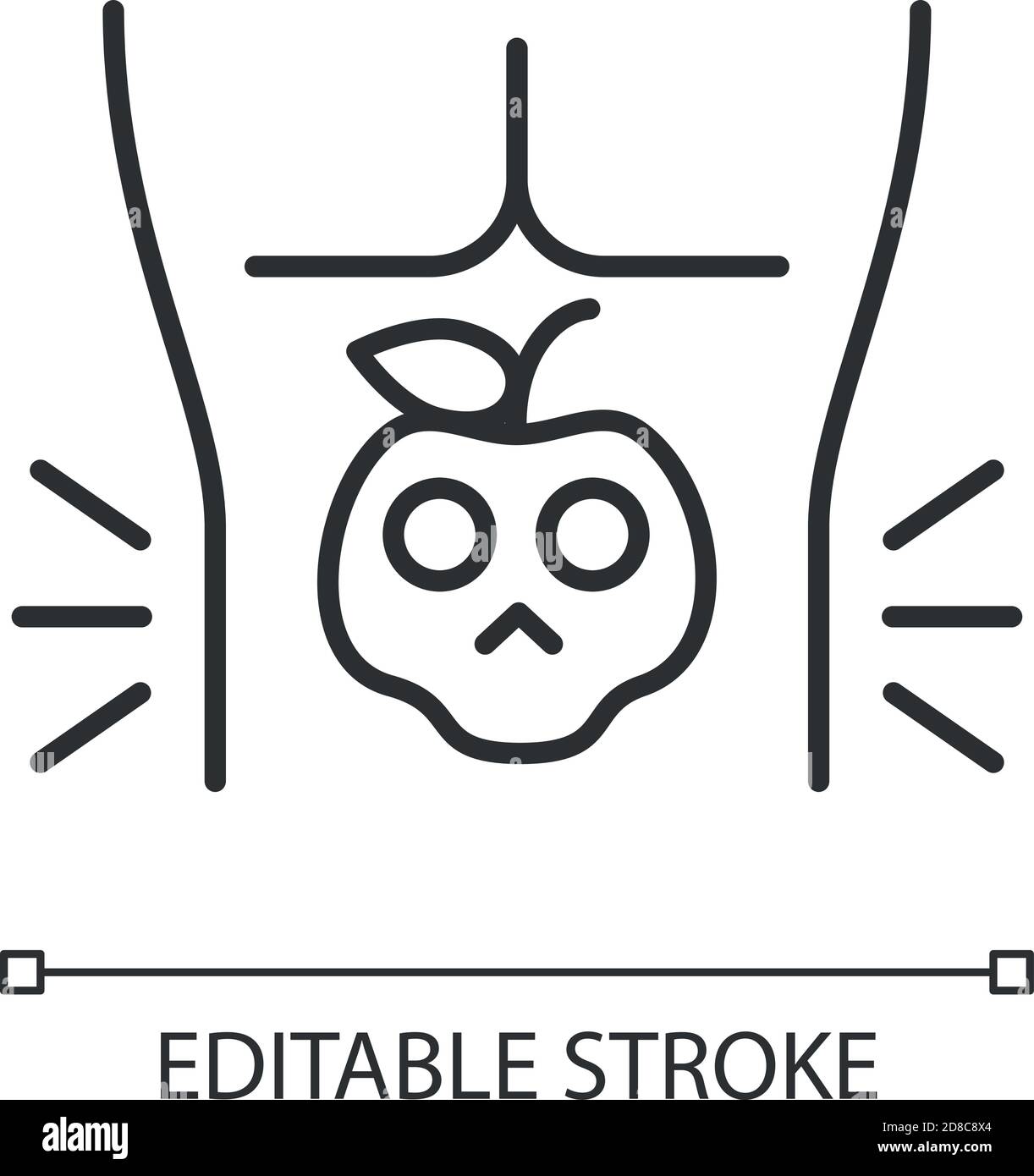 Food poisoning concept Black and White Stock Photos & Images - Alamy