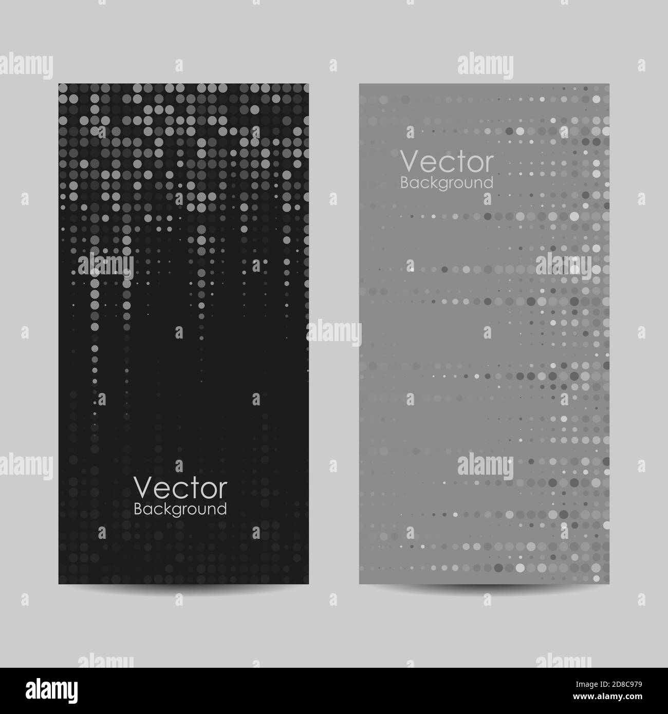 Set of banners with dots. Vector illustration Stock Vector Image & Art ...