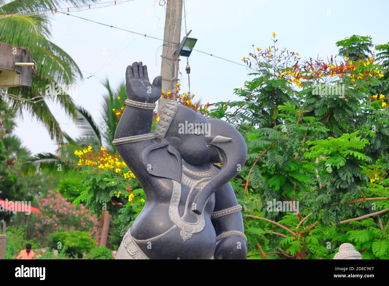 rock statue of lord ganesha , india Stock Photo - Alamy