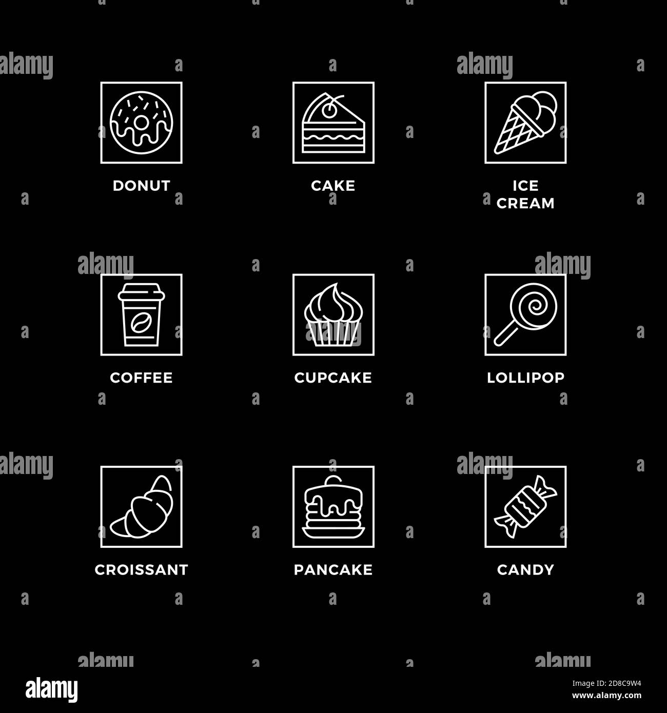 Vector set of design elements, logo design template, icons and badges ...