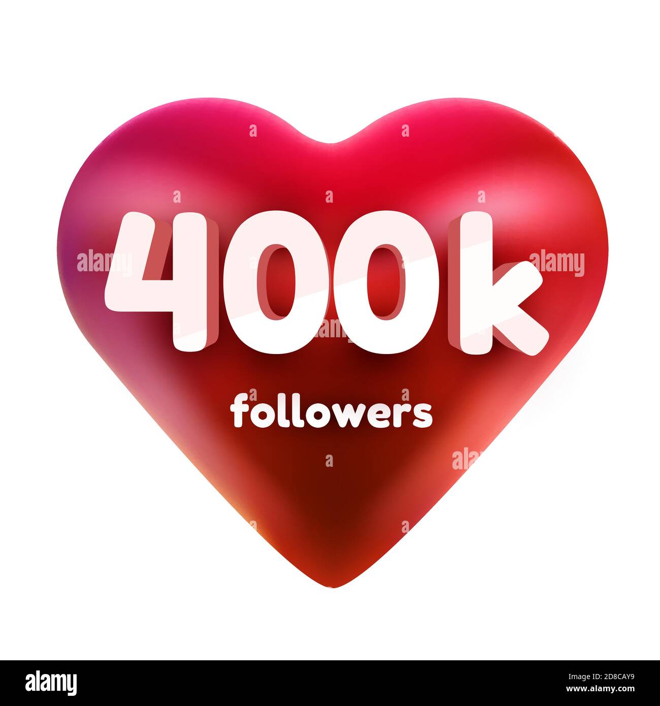 Thank you 400k followers Stock Vector Images - Alamy