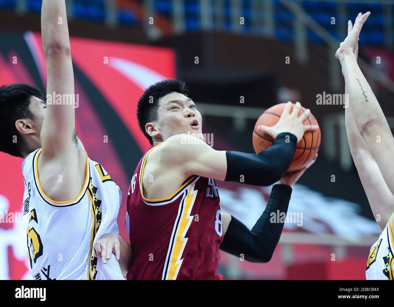 Zhuji, China's Zhejiang Province. 29th Oct, 2020. Zhang Ning (C) of ...