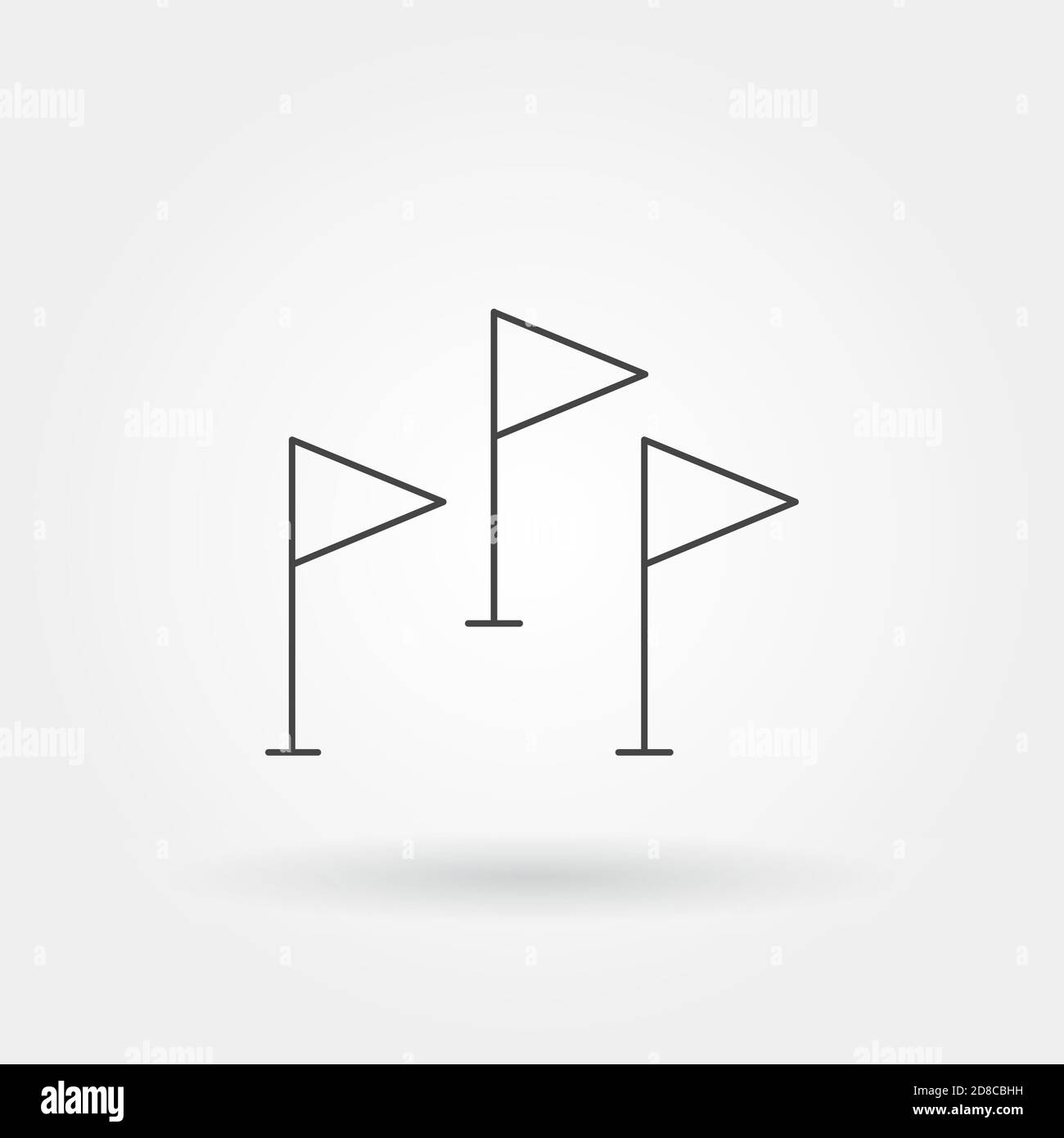 Three goals Stock Vector Images - Alamy