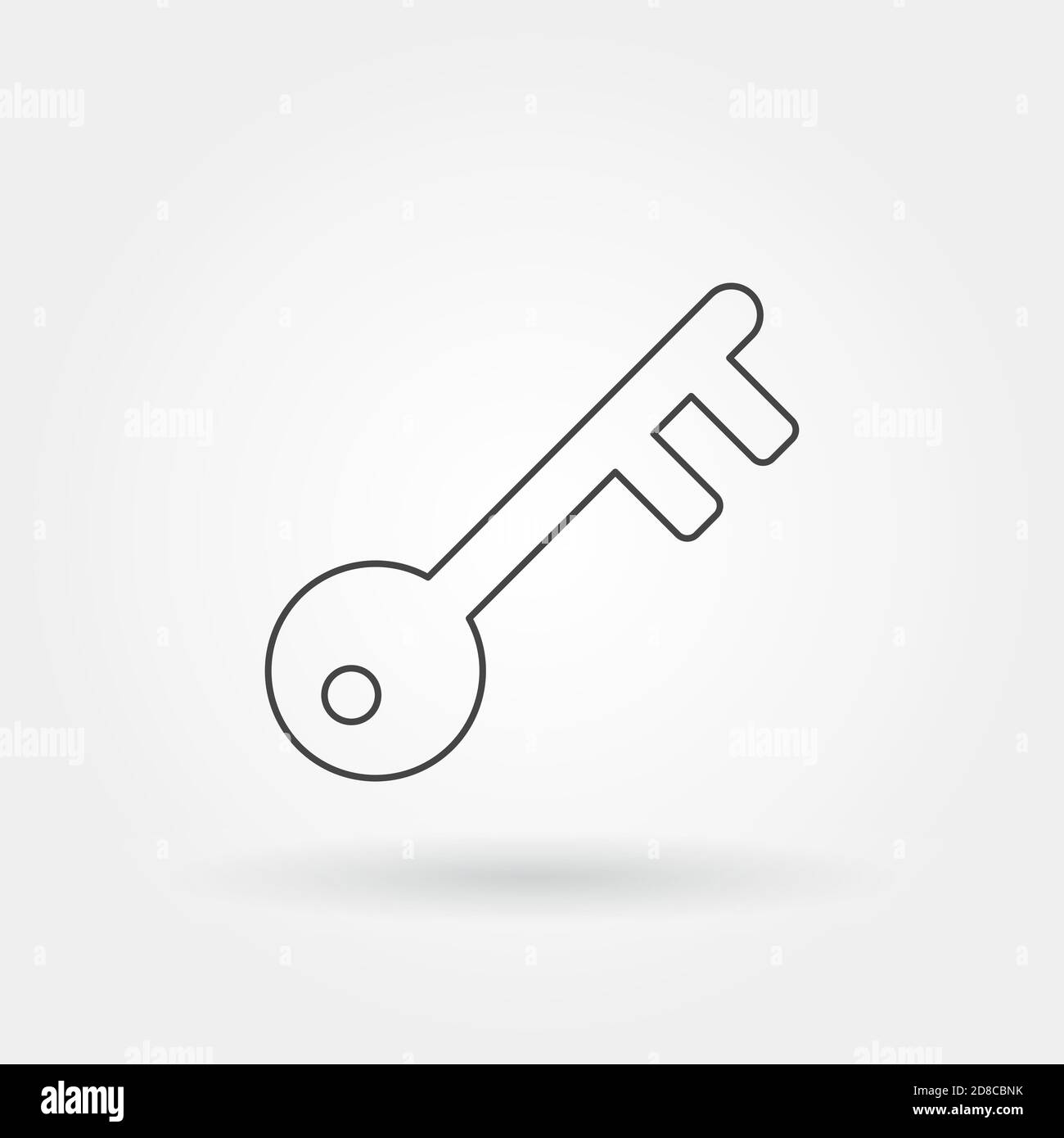 Passkey line icon outline hi-res stock photography and images - Alamy