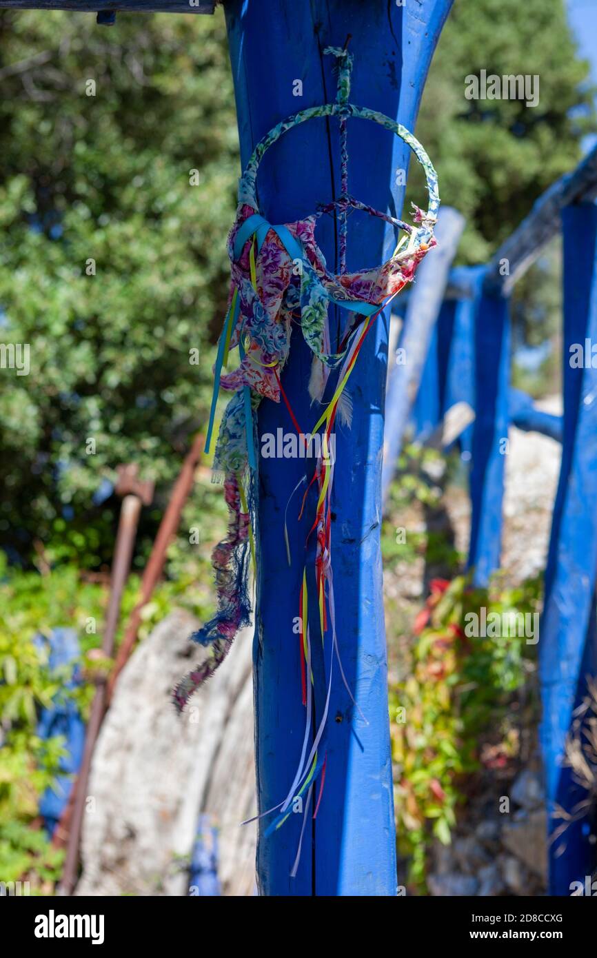 Lampinou beach, Pelion, Chromata Beach Bar Restaurant, hippie symbol ...