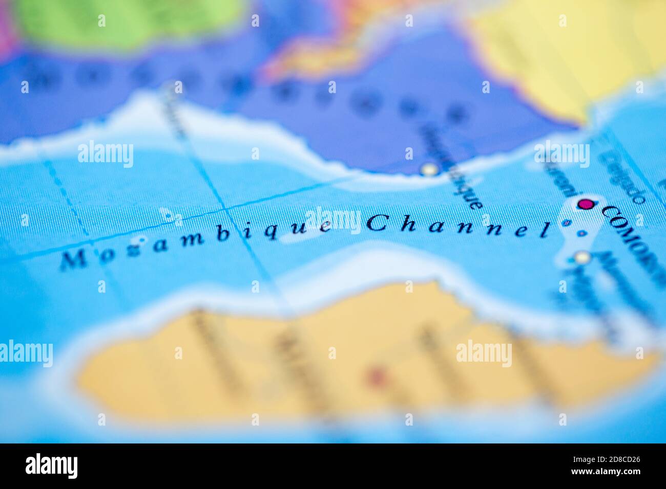 mozambique channel africa map