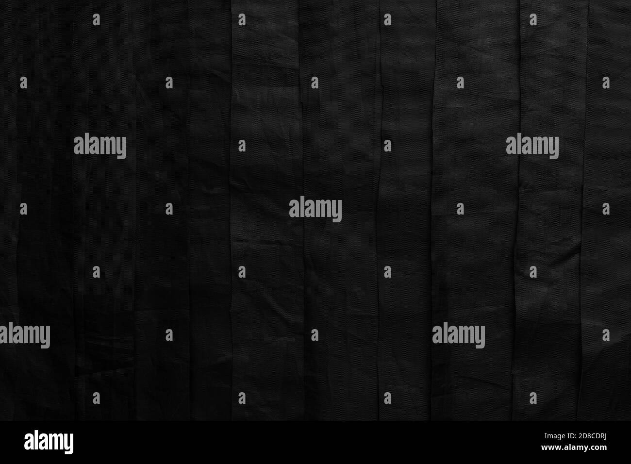 Abstract black background. Wrinkled stripes of black old material Stock ...