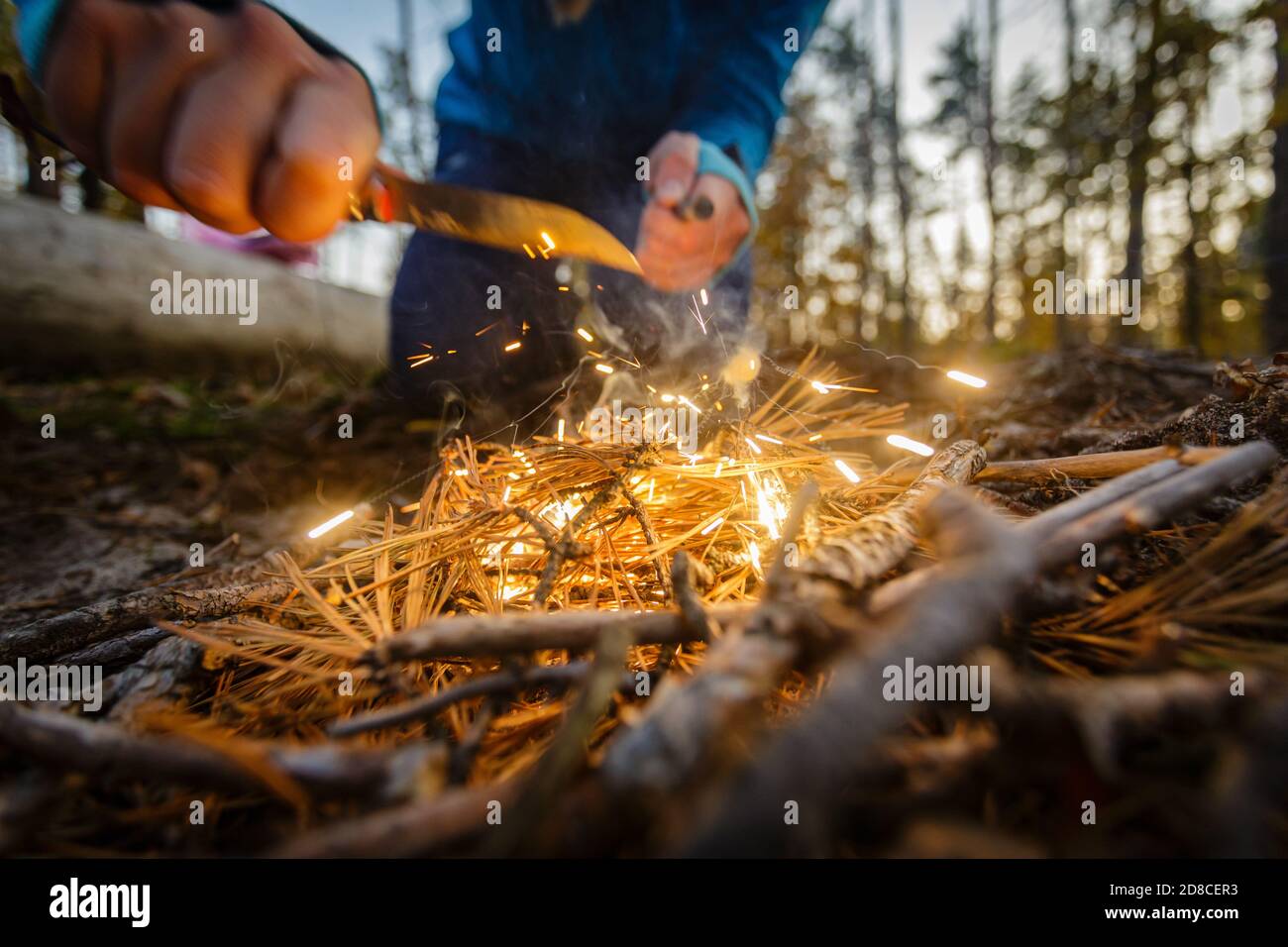 Flint spark stones hi-res stock photography and images - Alamy