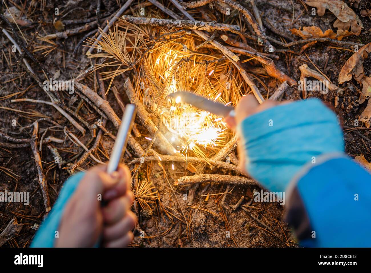 Flint spark stones hi-res stock photography and images - Alamy